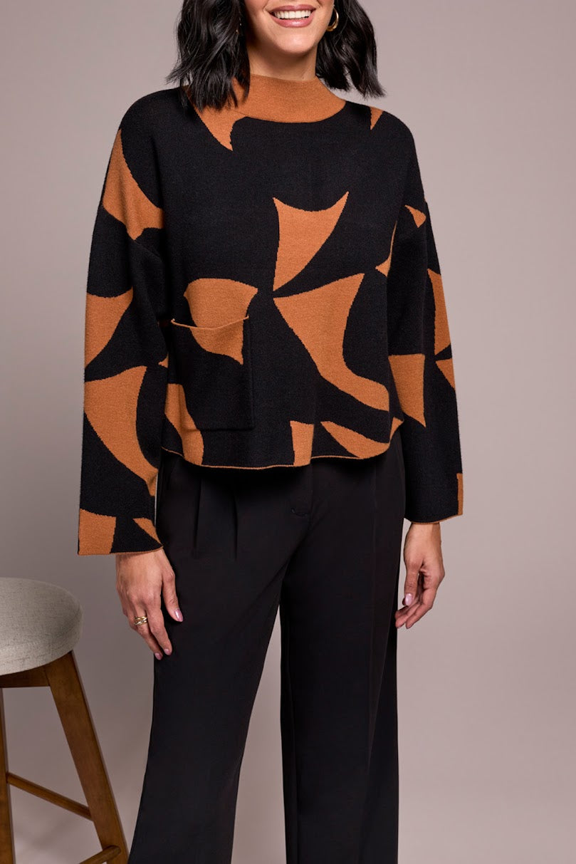 The Amy Sweater - Bran – Little Town Boutique